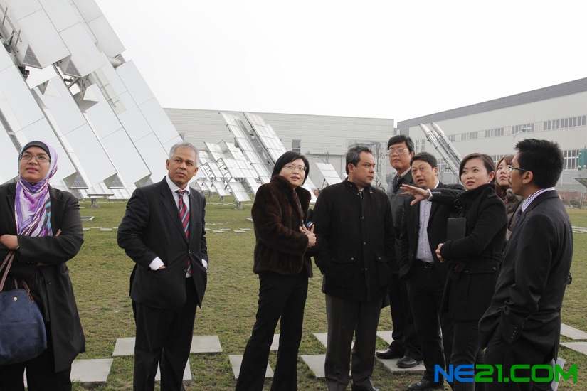 马来西亚政府代表团访问中汉太阳能_世纪新能源网 Century New Energy Network